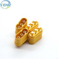 China MR60-M Battery Connector 3 Pin Straight 180 Degree PCB Receptacle for sale