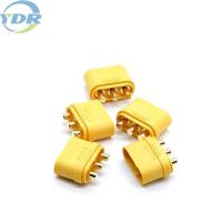 China MR60-M Battery Connector 3 Pin Straight 180 Degree PCB Receptacle for sale