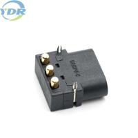 China Black Straight MR60 Connector 180 Degree 3 Pin PCB Wire To Board Battery Connector for sale
