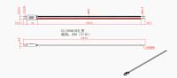China 235mm Copper Clad Steel Wire Aging Plug Connector Wiring Harness Cable UL1569 18AWG for sale