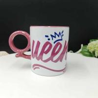 China Custom 10 Oz 300ml Ceramic Coffee Mug OEM ODM Microwave Dishwasher Safe for sale