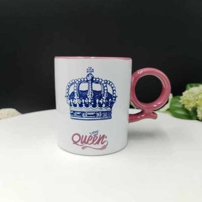 China Custom 10 Oz 300ml Ceramic Coffee Mug OEM ODM Microwave Dishwasher Safe for sale