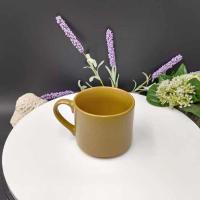 China 12oz Colorful  Matte Glazed Stoneware Coffee Milk Cup for sale