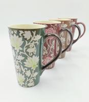China Best Painted Color Unique Design Ceramic Drinks Mug for sale