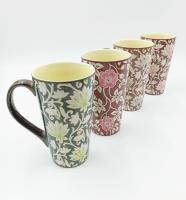 China Best Painted Color Unique Design Ceramic Drinks Mug for sale