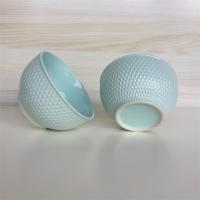 China A Grade 5.5 Inch Relief Ceramic Serving Bowls , Decorative Ceramic Bowls for sale