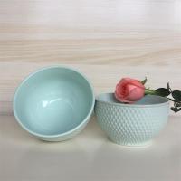 China A Grade 5.5 Inch Relief Ceramic Serving Bowls , Decorative Ceramic Bowls for sale