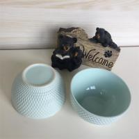 China A Grade 5.5 Inch Relief Ceramic Serving Bowls , Decorative Ceramic Bowls for sale