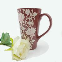 China Custom Ceramic Drinking Mugs 13oz Eco-Friendly Dishwasher Safe for Hotel Restaurant Home for sale