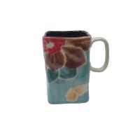 China 250ml Retro Light Luxury Embossed Ceramic Drinking Mugs for sale