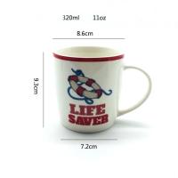 China FDA Certified Printed Ceramic Coffee Mugs for sale