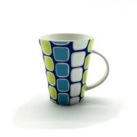China Customized Decal Ceramic Coffee Mugs 10oz New Bone China with Color Glazed for sale