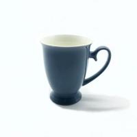 China SGS Certification High Footed Mini 8 Oz Ceramic Coffee Mugs , Marble Coffee Mugs for sale
