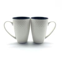 China White ODM Service 14oz Porter Ceramic Mug Customized Daily Use for sale