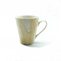 China 9Oz Decal Printing Marble Ceramic Coffee Mugs Glazed ABC Grade for sale