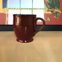 China 12oz Glazed Stoneware Coffee Mug With Handle for sale