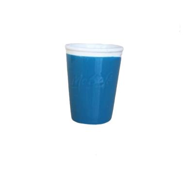 China Custom Embossed Ceramic Colorful Coffee Cup for sale