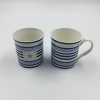 China 9.5oz Classic New Bone China Ceramic Drinking Mugs For Hotel for sale