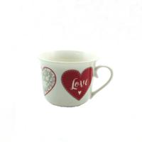 China 10 oz New Bone China Coffee Mugs 300ml Ceramic Cup for Home Hotel Restaurant Use for sale