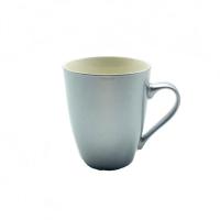 China 320ml Dia 85mm Ceramic Coffee Mugs With Handle Color Spray Glazed for sale
