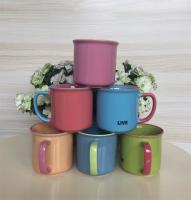 China 11oz Stoneware Color Ceramic Drinking Mugs with EEC Approval Customizable for sale