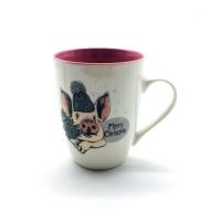 China Christmas Gifts Customized Decal Ceramic Drinking Mugs 320ml 11oz for sale