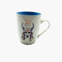 China Christmas Gifts Customized Decal Ceramic Drinking Mugs 320ml 11oz for sale