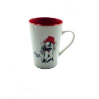 China Two Color Glazed Bone China Animal Mugs 12 Oz Ceramic Coffee Mugs Customizable for sale