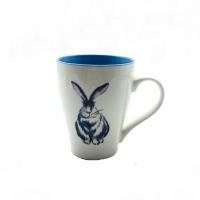 China 10oz New Bone China Ceramic Coffee Cup with Cute Animal Pattern Mug 48pcs per Carton for sale