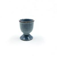 China Vintage Style Special Shape Terracotta Tea Mug For Deep Blue 9 OZ for sale