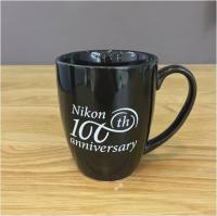 China Custom Black Ceramic Espresso Cups 8.5x10.5cm CE Approved Microwave Safe for sale