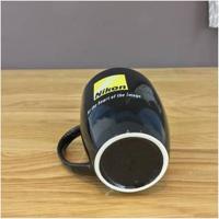 China Custom Black Ceramic Espresso Cups 8.5x10.5cm CE Approved Microwave Safe for sale