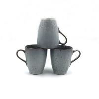 China High Temperature Porcelain Nordic Style Reactive Glaze Coffee Mug 11.3x5.6x9.2 CM for sale