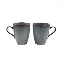 China High Temperature Porcelain Nordic Style Reactive Glaze Coffee Mug 11.3x5.6x9.2 CM for sale