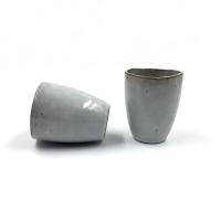 China Nordic Reactive Glaze Crackle Ceramic Coffee Mug 350ml New Bone China Porcelain Cup for sale
