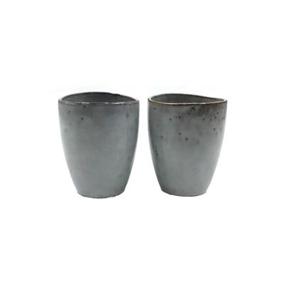 China Nordic Reactive Glaze Crackle Ceramic Coffee Mug 350ml New Bone China Porcelain Cup for sale