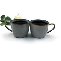 China Stoneware Reactive Color Glaze Mug Drinkware Type  Ceramic Mug for sale