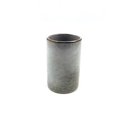China Reactive Glazed Ceramic Mugs 350ml Vintage Handleless Coffee Cup for B2B Export for sale