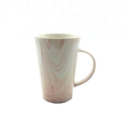 China 12 oz Ceramic Coffee Mug Marble Nordic Style Custom Color Porcelain Cup for sale