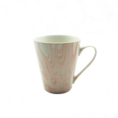 China 9Oz Decal Printing Marble Ceramic Coffee Mugs Glazed ABC Grade for sale