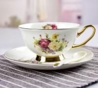 China Customized Ceramic Cup And Saucer Set for sale