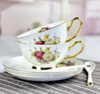 China Customized Ceramic Cup And Saucer Set for sale