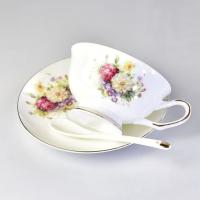 China LFGB Approval Ceramic Cup And Saucer Set for sale