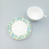 China Customizable 7oz Japanese Cup And Saucer Porcelain With Elegant Pattern for sale