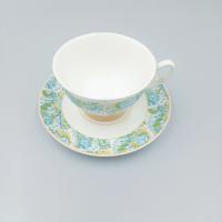 China Customizable 7oz Japanese Cup And Saucer Porcelain With Elegant Pattern for sale