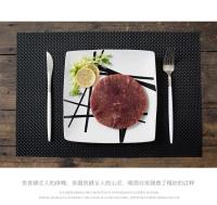 China White 6pcs Porcelain Dinnerware Set  Simple Lines For Restaurant for sale