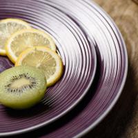 China OEM Service 27cm Plate Modern Dinnerware Sets New Classical Purple for sale
