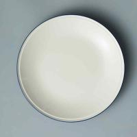 China Circular Blue Minimalist Matte Porcelain Dinnerware , 4 Piece Dinnerware Set for sale