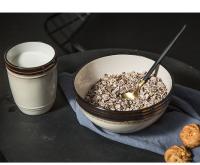 China FDA  Embossed Wave Porcelain Dinnerware Set Stylish For Hotels for sale