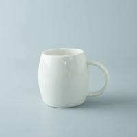 China Custom 14oz White Ceramic Coffee Mugs 420ml New Bone China Bulk for Promotional Gifts for sale